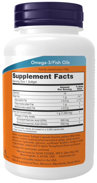 NOW - ULTRA OMEGA 3 FISH OIL – Vitality Health Sports & Nutrition